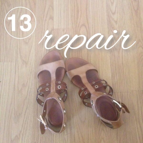 Day 13 of the Zero Waste Challenge: Clothing Repair - Going Zero Waste