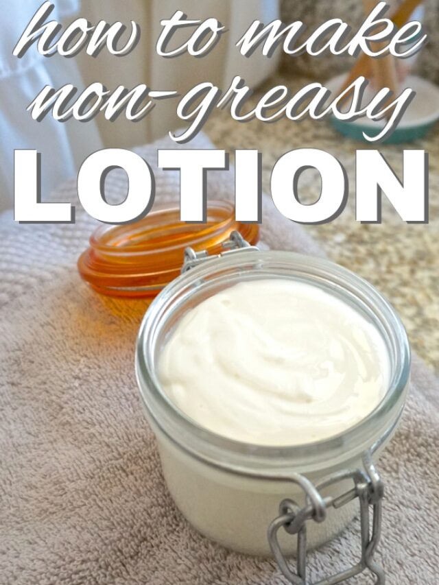 Homemade Lotion Recipe - Going Zero Waste