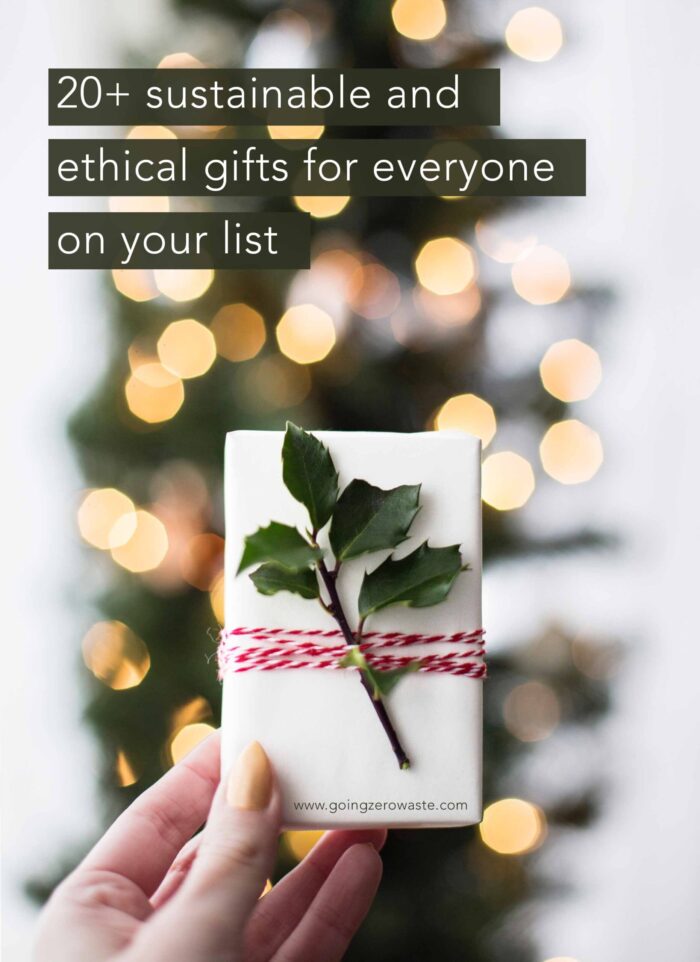 20+ Best Eco Friendly & Sustainable Gifts - Going Zero Waste