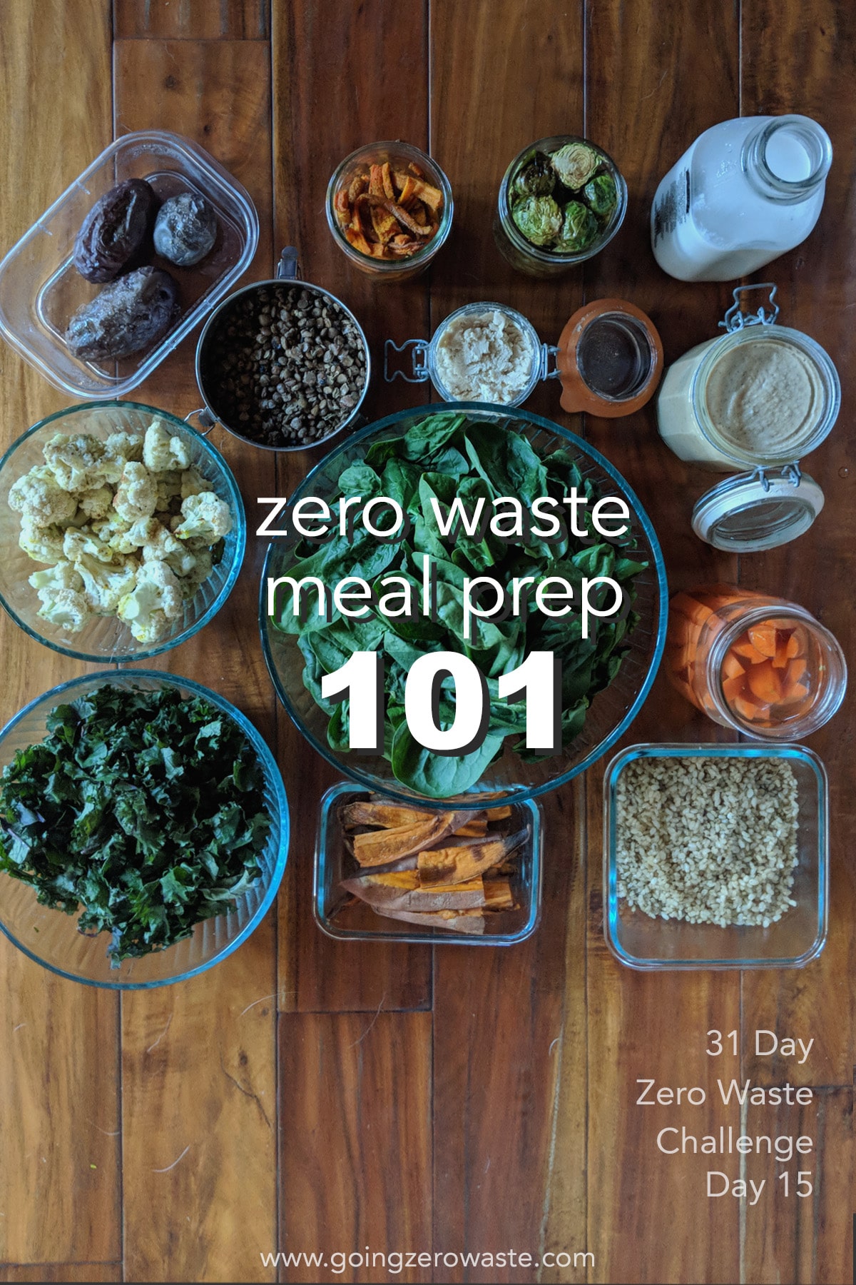 Meal Prepping 101 - Day 15 of the Zero Waste Challenge - Going Zero Waste