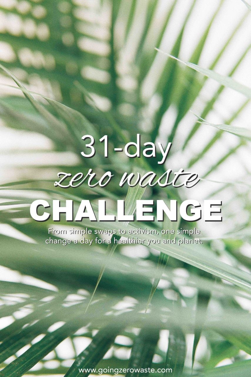 31 Day Zero Waste Challenge - Going Zero Waste