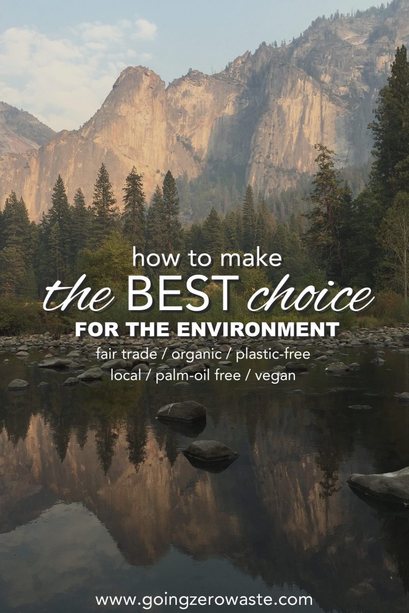 How to Make the BEST Choice for the Environment - Going Zero Waste