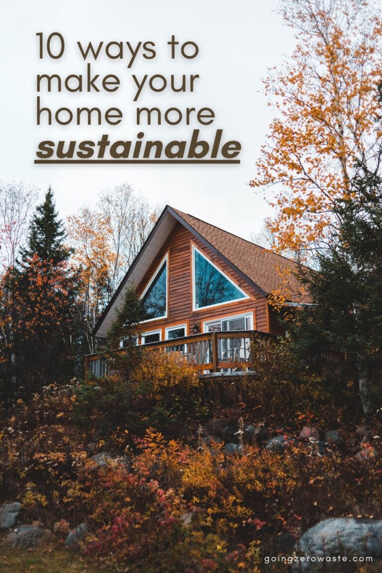 10 Ways to Make Your Home More Sustainable - Going Zero Waste