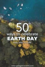 50 Ways to Celebrate Earth Day Every Day - Going Zero Waste