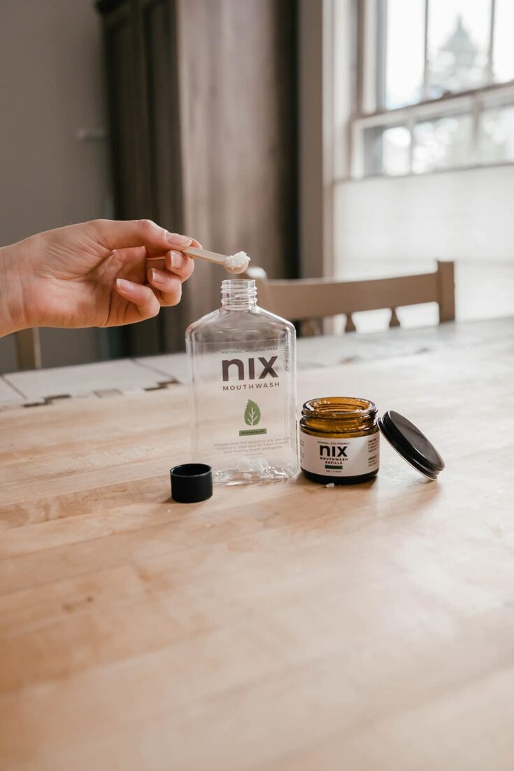 6 Reasons to Try Nix Mouthwash - Going Zero Waste