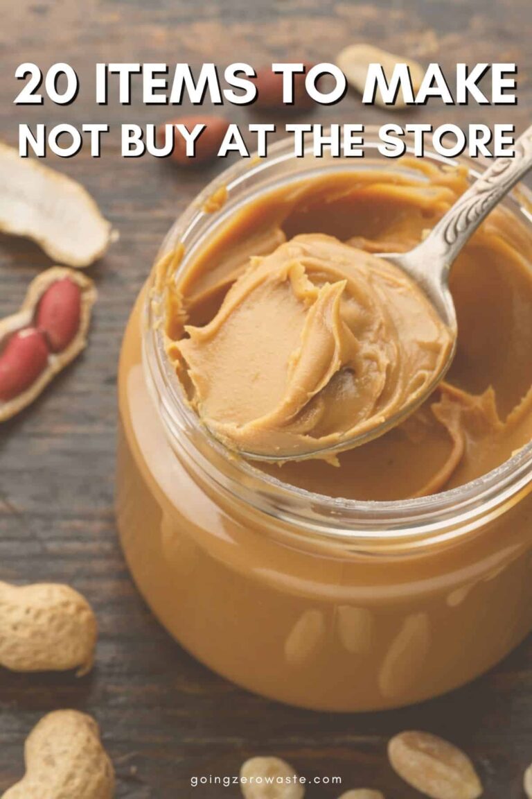 20 Things to Make at Home Instead of Buying - Going Zero Waste