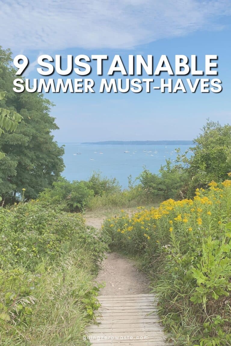 9 Sustainable Summer Must-Haves - Going Zero Waste